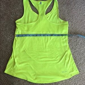 Nike | Tops | Nike Drifit Xs Yellow Racer Back Workout Top | Poshmark